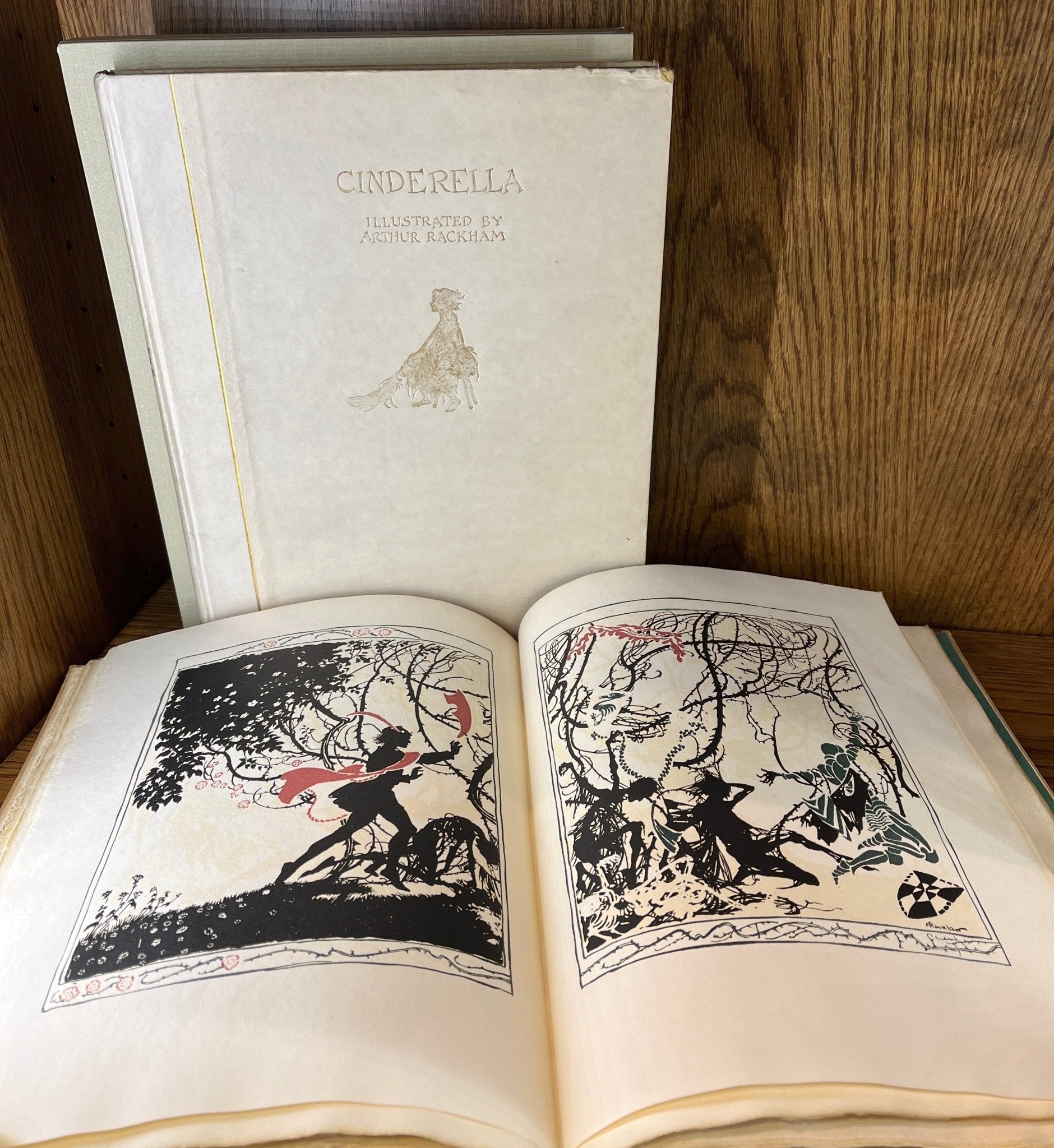 Arthur Rackham's Masterful Silhouette Illustrations