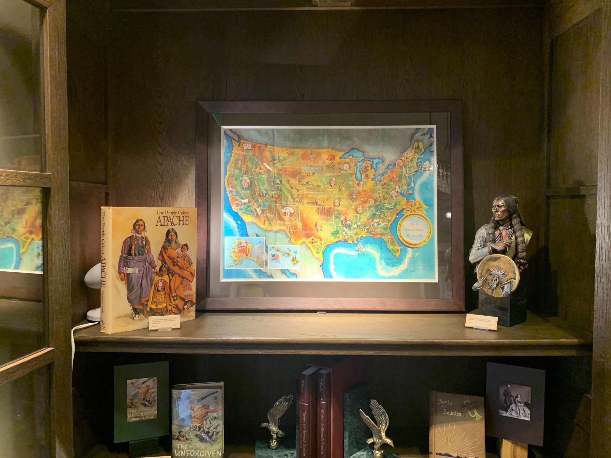 1960 "The 50 United States of America" Pictorial Map by Lorin Thompson