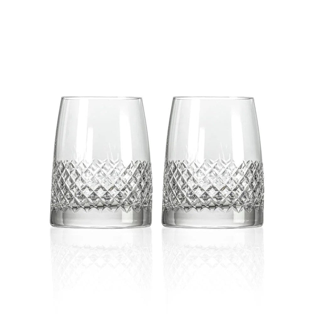 Diamond Tequila Tasting Glasses, Set of Two