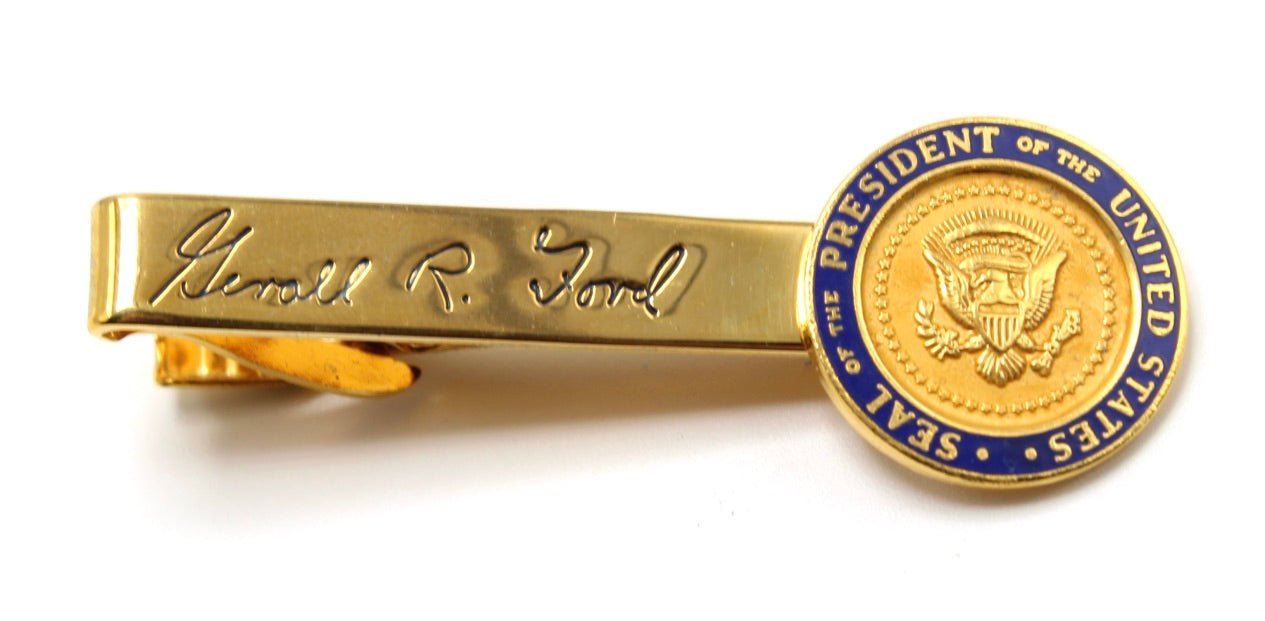 Gerald R. Ford Presidential Seal Tie Bar
