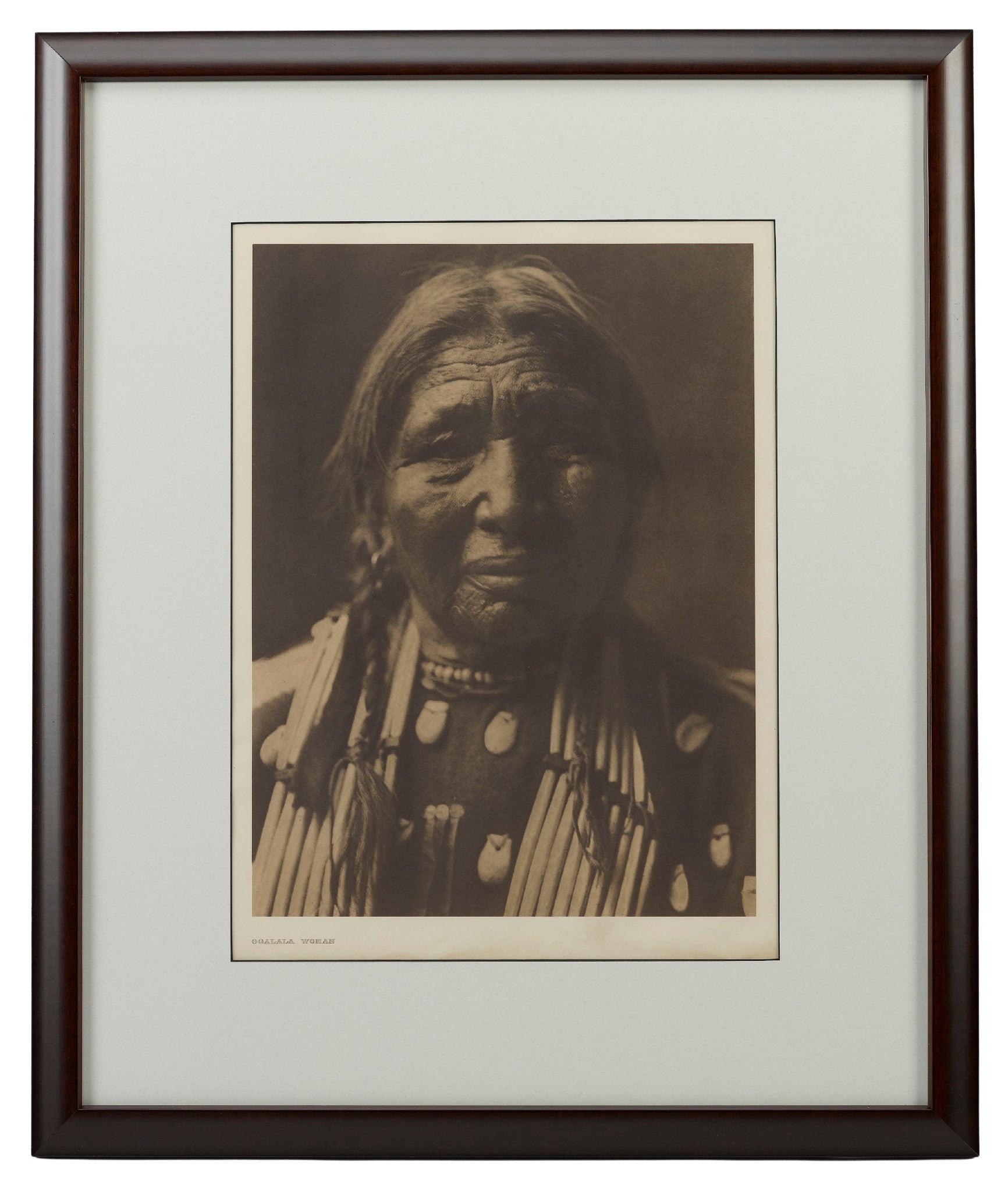 "Ogalala Woman" by Edward S. Curtis, 1908