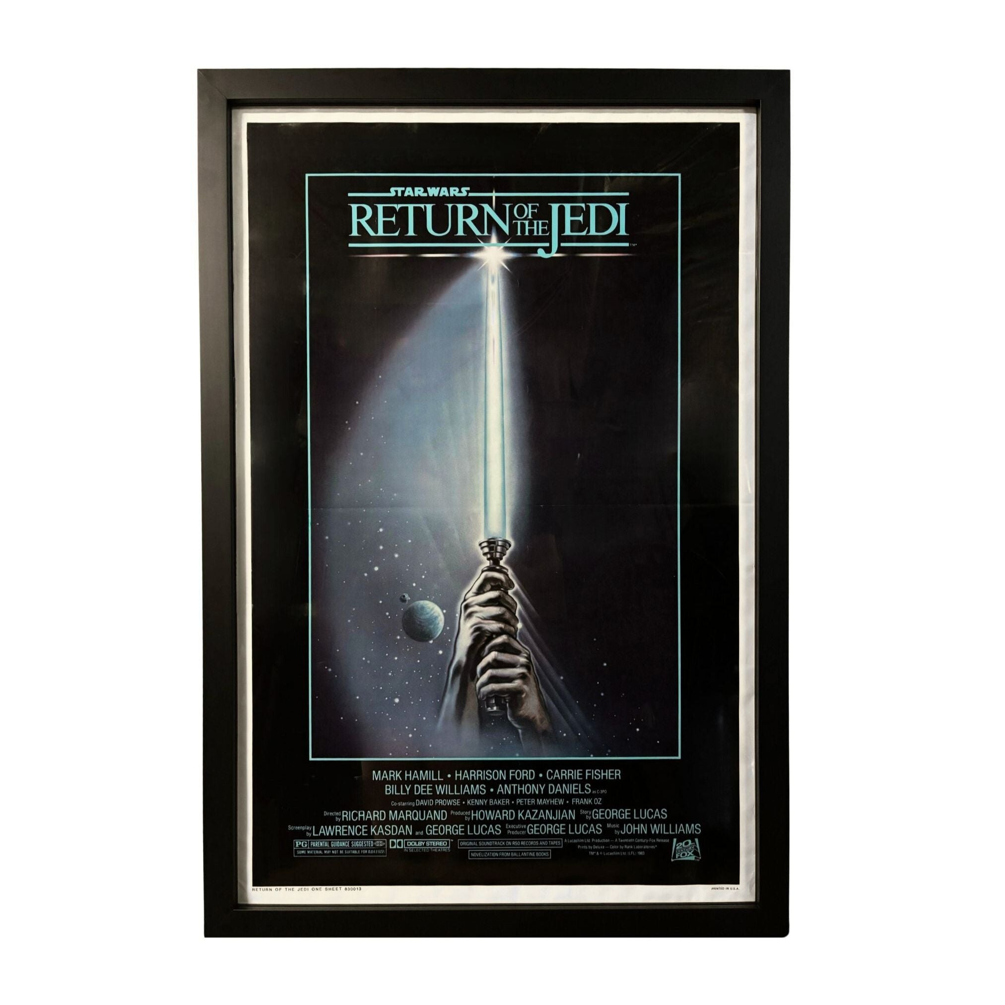 "Return of the Jedi" Vintage Movie Poster, Illustrated by Tim Reamer,